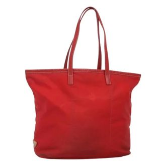 Prada Pre-owned Nylon sacs-prada - Femme - Pre-owned - Rouge - Taille: ONE Size