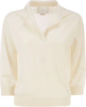 VANIS&Eacute; Femme, Pulls, Blanc, Taille: 42 FR Luna Knitted Polo
