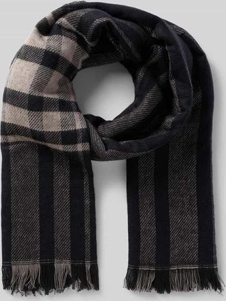 More & More Schal mit Animal-Stitching