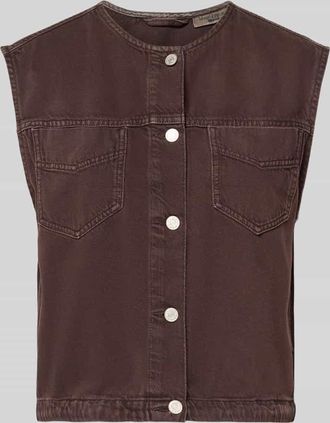 Marc O'Polo Denim Relaxed Fit Weste aus Baumwoll-Lyocell-Mix