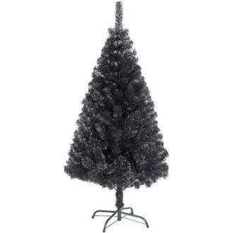 Shatchi [GEBRAUCHT] Shatchi Weihnachtsbaum Kunstbaum Alaskan Pine Schwarz Buschig Mit St&auml;nder 240cm B-Ware