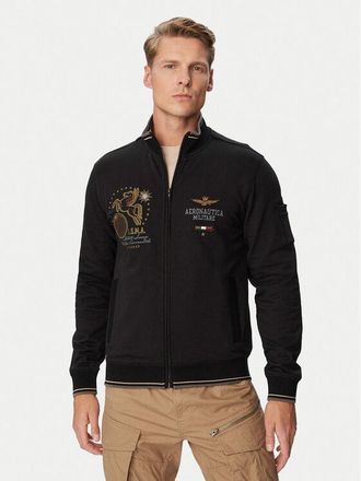 Aeronautica Aeronautica Militare Sweatshirt 262FE2134UF00662 Schwarz Regular Fit