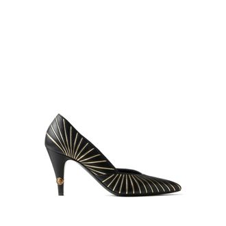 Versace Gianni Nappa Pumps 90 mm - - Shoes - Damen - Schwarzk - 38 1/2 EU