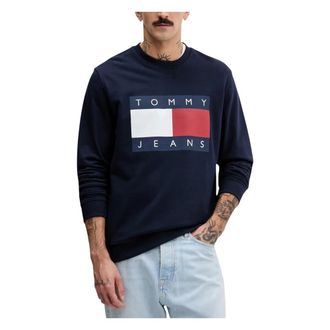 Tommy Jeans Herren, Sweatshirts & Hoodies, Blau, SGr&ouml;&szlig;e