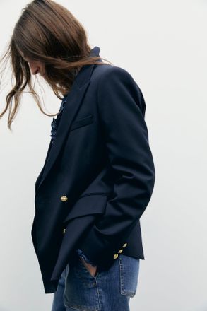 Gerard Darel Blazer crois&eacute; - JUNIE - Marine