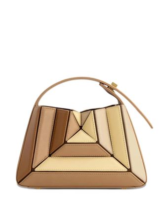 Mlouye Geometrischer Sera Mia Tote Bag - Nude