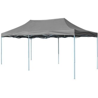 vidaXL Tente de r&eacute;ception pliable 3 x 6 m Anthracite