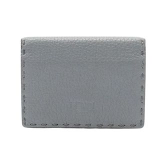 Fendi Pre-owned Selleria Leder Kartenetui - - Pre-owned - Damen - Grau - ONE SIZE