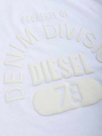 Diesel Rundhalsshirt Regular Fit Logo Shirt - T-JUST-E17-OUT