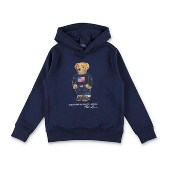 Polo Ralph Lauren Homme, Sweatshirts et sweats &agrave; capuche, Bleu, Taille: S Sweat &agrave; capuche Bear