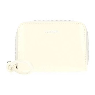 Jil Sander Beige Leder M&uuml;nzgeldb&ouml;rse mit Logo - - Accessories - Damen - Beige - ONE SIZE