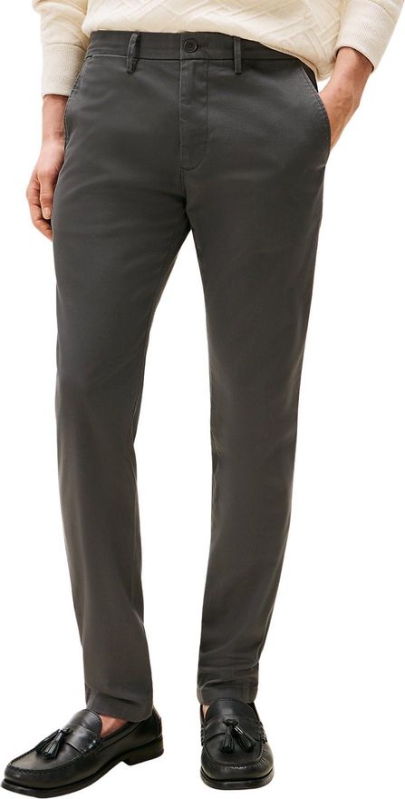 Tommy Hilfiger Herren Hose Core Bleecker 1985 Pima Cotton Chino, Grau ...