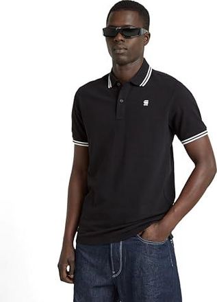 G-Star Homme Polo Dunda Slim Stripe, Noir (dk black D17127-5864-6484), XXL