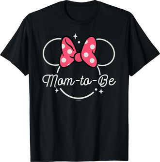 Disney Minnie Mouse Mom-to-Be Head Icon Magic Mothers Day T-Shirt