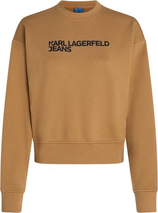 Karl Lagerfeld Regular Essential Logo Sweat, Chipmunk, XL