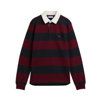 Tommy Hilfiger Polo Rugby Essentiel &agrave; Rayures - Homme - Tops - Multicolore - Taille: L