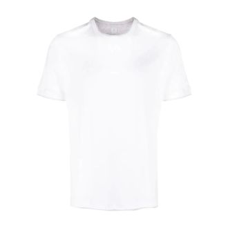 Eleventy Homme, Tops, Blanc, Taille: 2XL Round Neck T-Shirt