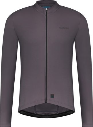 SHIMANO Element L.s. Unisex Trikot Pullover, braun, L