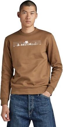 G-Star G-Star Homme Sweat Flight Deck Back Graphic, brun (dk fawn D24371-D557-7172), XL