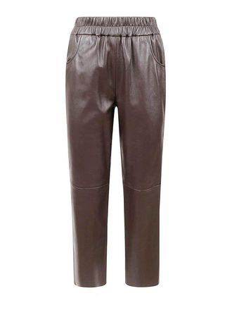 Via Masini 80 Casual Hose - Braun