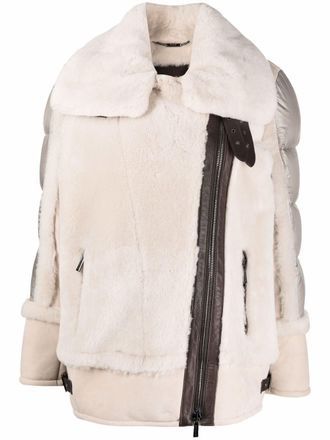 Moorer Gef&uuml;tterte Jacke - Nude