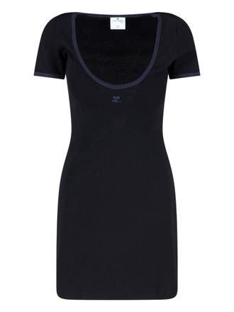 Courrèges Minikleid Mit Logo