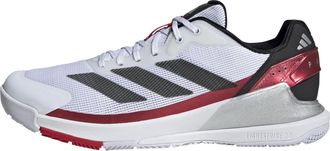 adidas Herren Crazyquick Lightstrike Shoes Padel-Schuhe, Cloud White/Core Black/Lucid Red, 43 1/3 EU