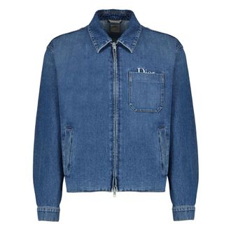Dior Jeansjacke mit Stickerei - - Jackets - Herren - Blau - L