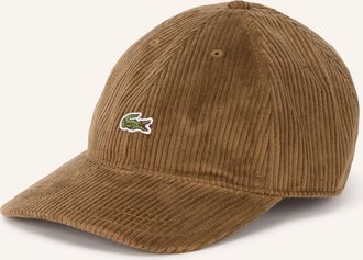 Lacoste Cord-Cap braun
