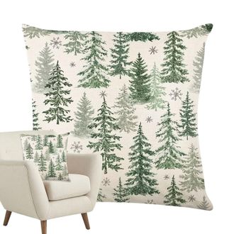 Generic Rustikale Weihnachtskissenbez&uuml;ge - Dekorative Sofaise-Abdeckungen | 46 x 46 cm, dekorativer l&auml;ndlicher Kissenbezug f&uuml;r Bett, Wohnzimmer, Auto, Schlafz