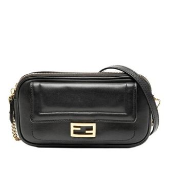 Fendi Pre-owned Leder Umh&auml;ngetasche - - Pre-owned - Damen - Schwarzk - ONE SIZE