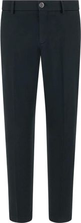 Boggi Milano Homme, Pantalons, Noir, Taille: W36 Pantalon B Stretch Coton/Tencel