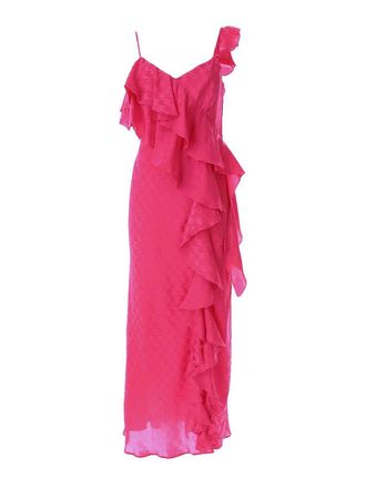 Msgm M. S.G. M. Robe Au Genou - Multicolore