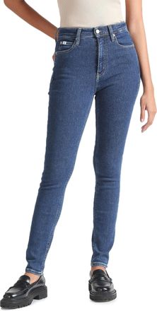 Calvin Klein Jeans Damen High Rise Skinny 516 Hose, Denim Dark, 32W / 32L