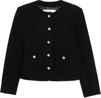 Dunst Button-up Collarless Jacket