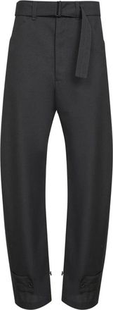 Christophe Lemaire Femme, Pantalons, Noir, Taille: 36 FR Pantalon Tailleur Courbe