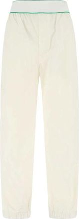 Bottega Veneta Femme, Pantalons, Blanc, Taille: 40 FR Technical Nylon Cargo Pants