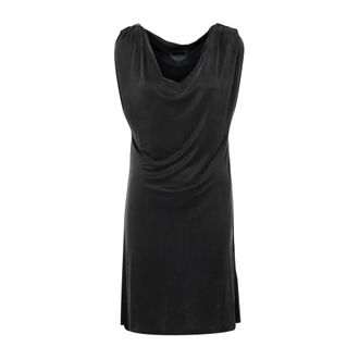 Roberto Ricci Design &Auml;rmelloses Kleid mit V-Ausschnitt - - Dresses - Damen - Schwarzk - S