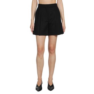 Max Mara Wool Broadcloth Shorts