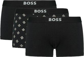 HUGO BOSS Trunk 3P ONE D - 50549832 - - Underwear - Herren - Schwarzk - L