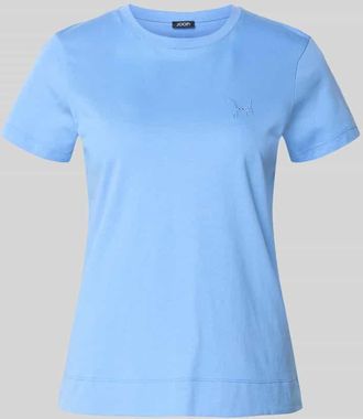Joop T-Shirt mit Rundhalsausschnitt und Motiv-Stitching