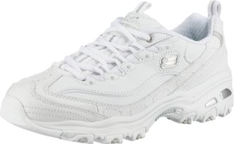Skechers Damen Skechers Dlites Fresh Start 11931-wsl Sneaker, Weiß Silberfarben, 41 EU
