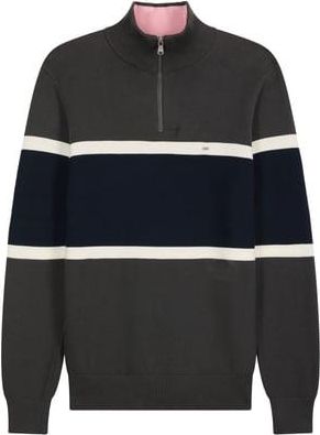 Eden Park Pull col camionneur ray&eacute; en coton