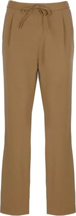 Fabiana Filippi Femme, Pantalons, Brun, Taille: 38 FR Pantalon Slim &agrave; Cordon de Serrage