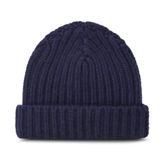 Warm-Me Handmade Cashmere Beanie - - Accessories - Herren - Blau - ONE SIZE