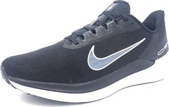 Nike Nike Mens Road Running Shoes Air Winflo 9, Black/White-DK Smoke Grey, DD6203-001, 44.5 EU (10.5 US)
