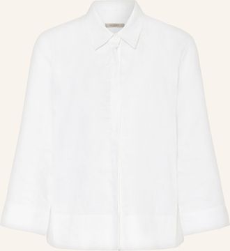 Hobb's Hemdbluse Nita Aus Leinen weiss