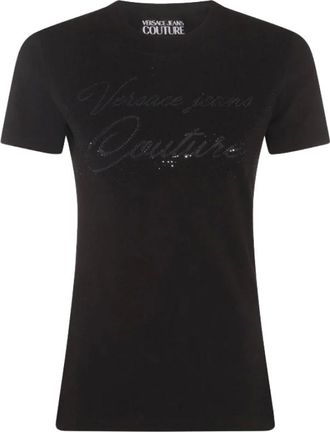 Versace Jeans Couture Femme, Tops, Noir, Taille: 42 FR T-shirt