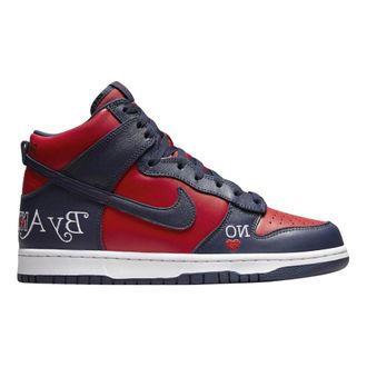 Nike Homme, Chaussures, Multicolore, Taille: 41 EU Dunk High Supreme By Any Means Navy - Baskets édition limitée
