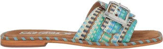 Colors Of California MONOBAND SANDAL IN RAFFIA